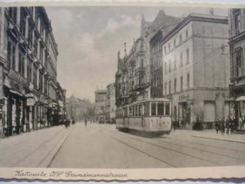 9272 AK KATTOWITZ Haute-Silésie Rue Tramway 1940 EUR 19,06 - PicClick FR