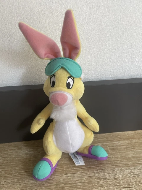 DISNEY MATTEL STAR Bean Nighty Nighty Rabbit Bean Bag Plush 10" Winnie ...