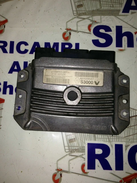 ECU MOTEUR ENGINE ECU Renault Megane 1.6 Code: 8200298463 8200298457 ...