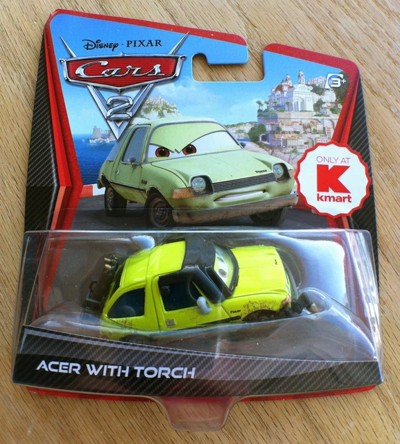 DISNEY PIXAR CARS 2 ACER AVEC TORCHE moulé sous pression VHTF ...