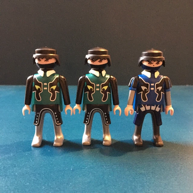 PLAYMOBIL KNIGHT CASTLE: Trio Of Knights - Samurai - Imperfect EUR 4,59 ...