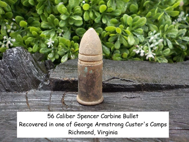 OLD RARE VINTAGE Antique Civil War Relic 56 Caliber Spencer Richmond Va ...