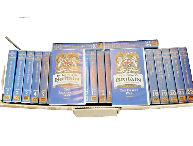THE MAKING OF Britain 2000 Years of Warfare on VHS Cassette Tapes (26 ...