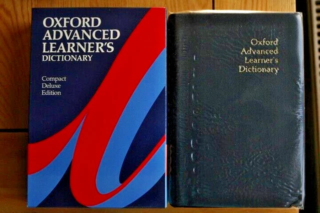 OXFORD ADVANCED LEARNER'S DICTIONARY Compact Deluxe Edition 4TH 1990 ...