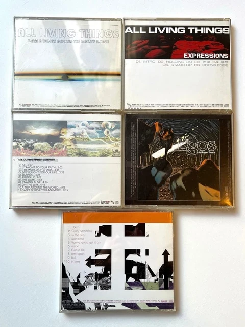 COFFRET CD ALL Living Things 5 albums Expressions to The Flag Japan ...