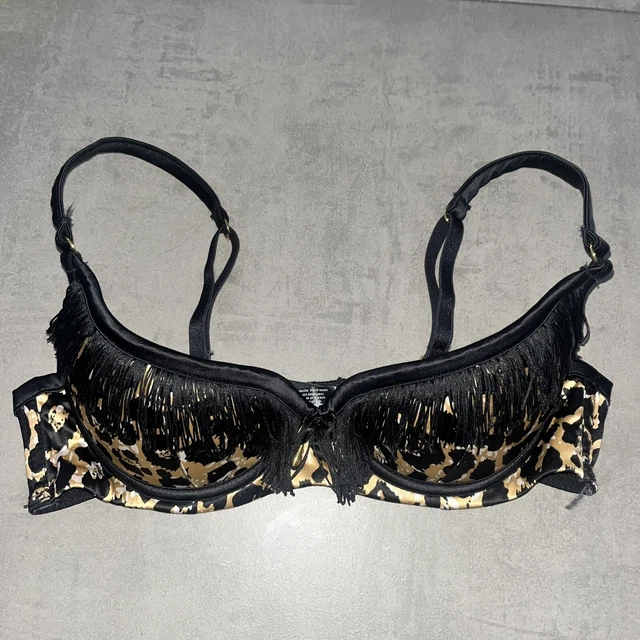 VINTAGE HONEY BIRDETTE La Femme Leopard Bra 10b/32b/32b/70b $119.00 ...