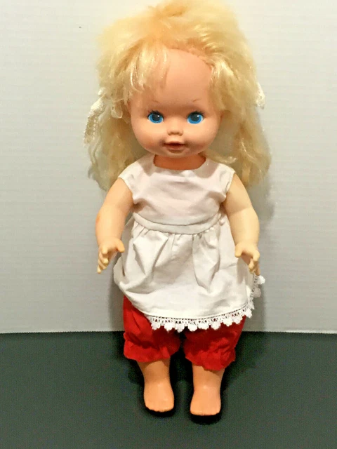 VINTAGE MATTEL 1978 BABY GROWS UP CHANGES FROM BABY -TODDLER DOLL ...