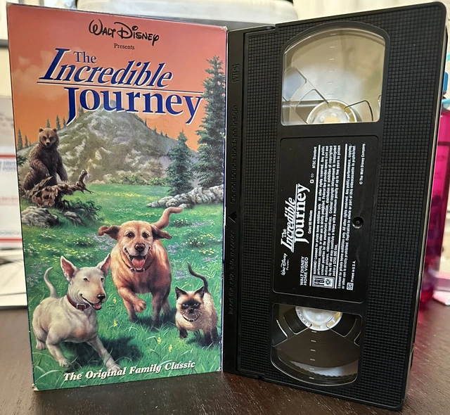 THE INCREDIBLE JOURNEY Walt Disney (VHS Clamshell 1997) $10.10 ...