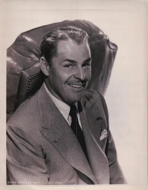 VINTAGE 8X10 FOTO Brian Donlevy Actor, Señaló para Playing Dangerous ...