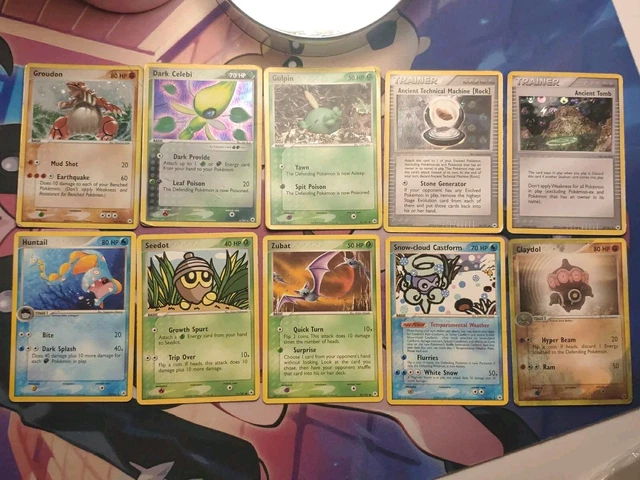 EX HIDDEN LEGENDS Pokémon Cards Job Lot Of 10 Includes Secret Rare ...
