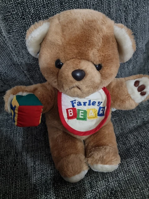 VINTAGE FARLEY BEAR Rusks Soft Toy Plush £15.00 - PicClick UK
