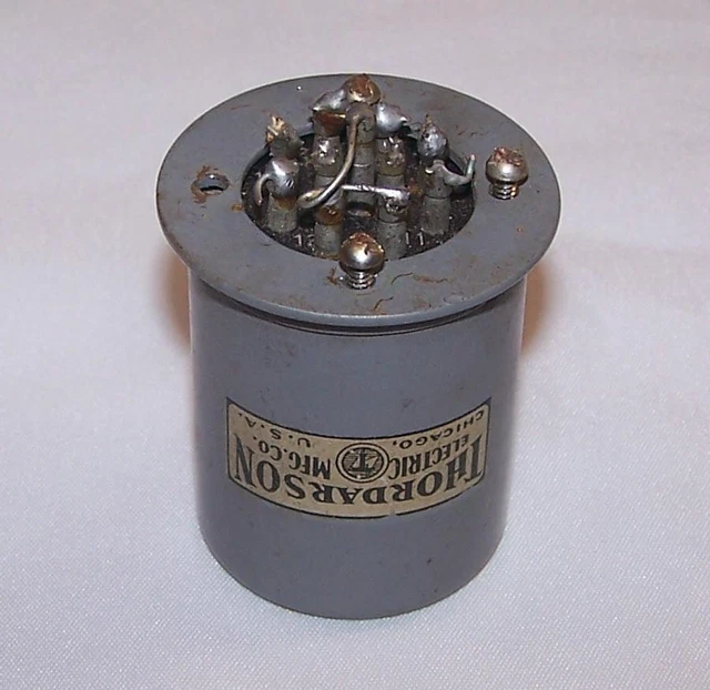 1 VINTAGE THORDARSON T-1A57 plate to multiple line matching transformer ...