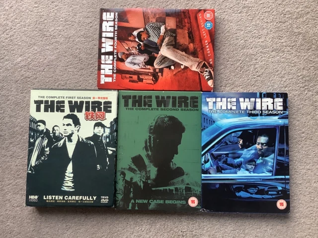 THE WIRE THE Complete First Second Third & Fourth Season DVD Boxset £4. ...