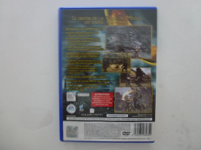 JEU PS2 LE Seigneur des Anneaux Les Deux Tours 2002 occasion PAL France EUR 1,00 - PicClick FR