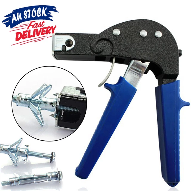 HOLLOW CAVITY WALL Plug Plasterboard Fixing Anchor Setting Tool Gun $25 ...