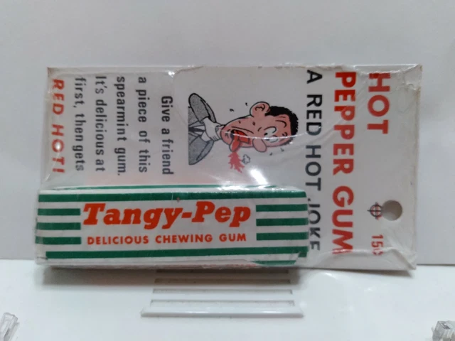 VTG 1940'S AMERICAN Chewing Gum Wrapper Unopened Pack Tangy-Pep $12.00 ...