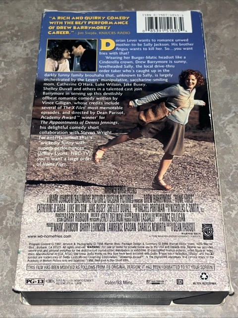 HOME FRIES VHS 1998 Drew Barrymore, Luke Wilson **TESTED** £3.33 ...