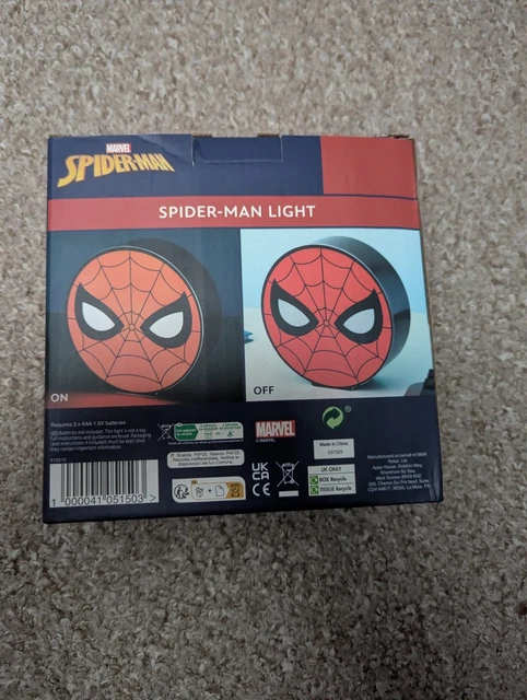 MARVEL SPIDER MAN night Light £16.14 - PicClick UK