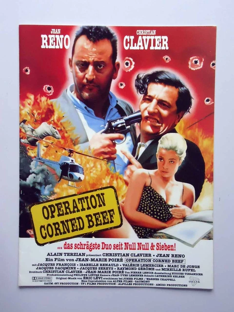 OPERATION CORNED BEEF - Jean Reno - Isabelle Renauld - Presseheft EUR ...