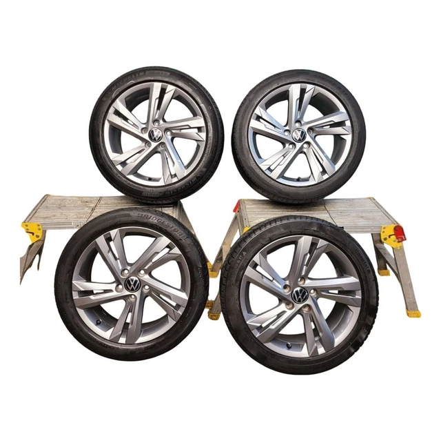 VW GOLF MK8 R Line Double 5 Spoke 17" Alloy Wheels 7.5J 5H0601025AF £ ...