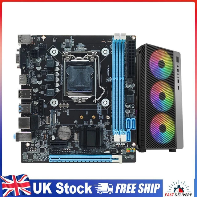 H81 COMPUTER MOTHERBOARD PCI Express X16 X1 M.2 Nvme/NGFF Slot Micro ...