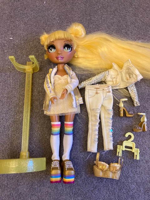 RAINBOW HIGH FASHION Doll - Sunny Madison - Yellow Themed Doll, 2 ...