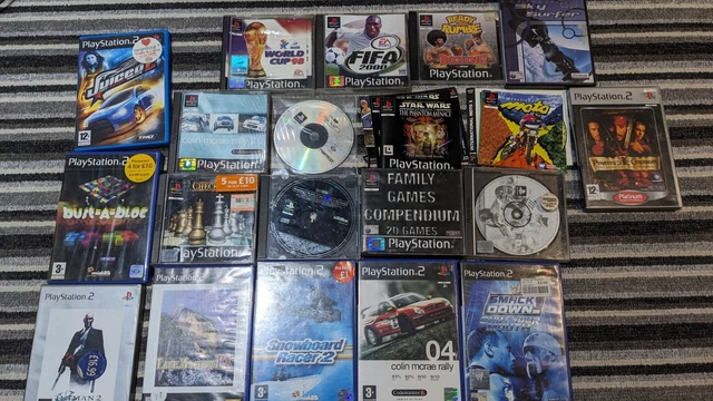 21 PLAYSTATION GAMES BUNDLE - 12 PS1 & 9 PS2 Games (See Description For ...