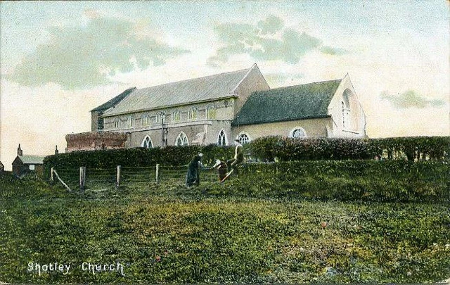 PRINTED POSTCARD OF Shotley Church, (Near Felixstowe), Suffolk £6.00 ...