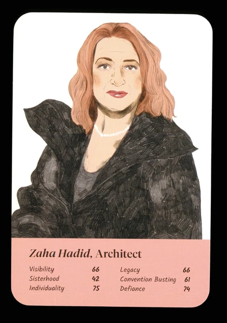 1 X CARD of Zaha Hadid - Architect - AO17 £2.74 - PicClick UK