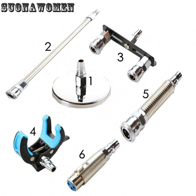6 TYPES SEX Machine Quick Connect Vac-u-Lock Attachment Clamp Metal Sex ...