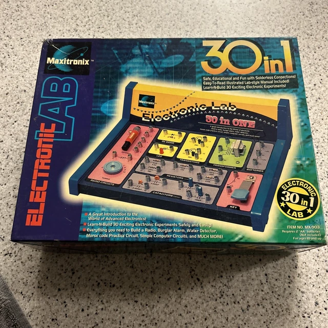 MAXITRONIX ELECTRONICS PROJECT Lab 200 in 1 One Kit w/ Manual Wires ...