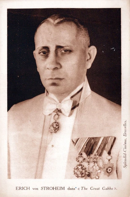 CARTOLINA ERICH VON Stroheim - Attore austriaco-americano film ...