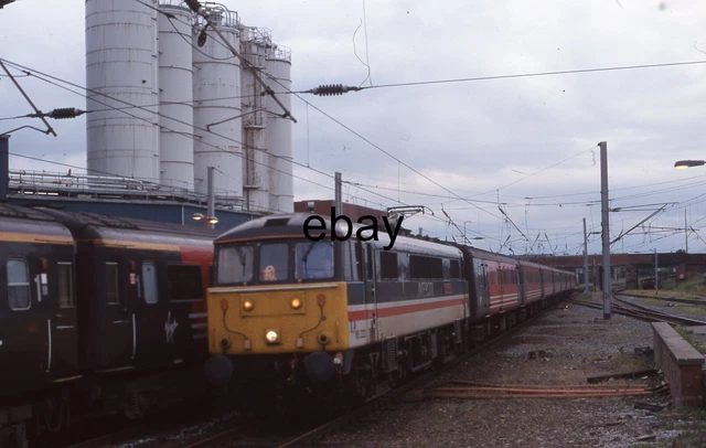 35MM SLIDE - BR Intercity Electric Loco Class 86. 86222 @ Warrington ...