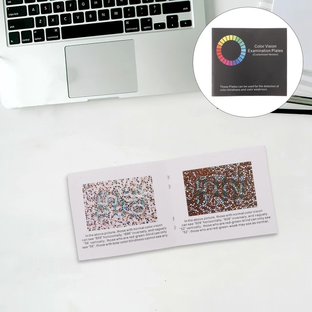 TESTING CHART BOOK Color Chart Color Visual Test Book for Color ...