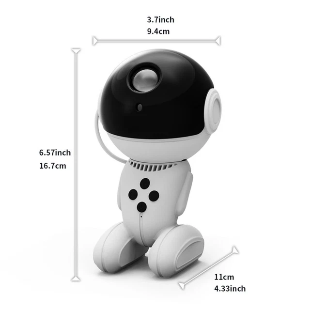 ROBOT PROJECTOR GALAXY Starry Black Hole Night Light Star Nebula Space ...