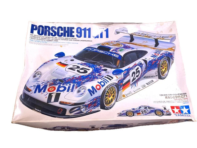 ORIGINAL ISSUE TAMIYA 1/24 Porsche 911 GT1 Model Kit 24186 Boxed ...
