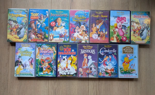 DISNEY VHS BUNDLE Job Lot x13 Vintage Video Tapes Movie Collection £19. ...