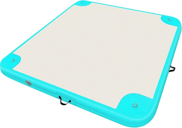 INFLATABLE FLOATING DOCK Platform Floating Island Raft Water Mat Swim ...