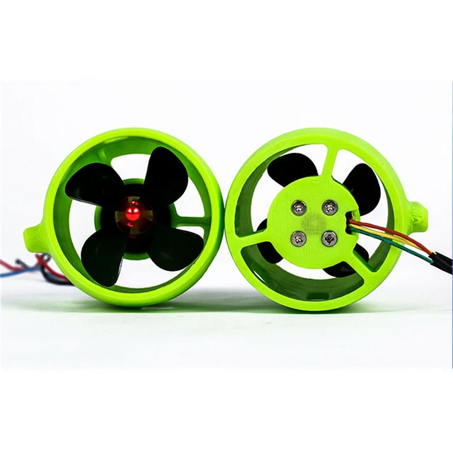 12V-24V UNDERWATER THRUSTER Motor 4 Blades Propeller For ROV RC Bait ...