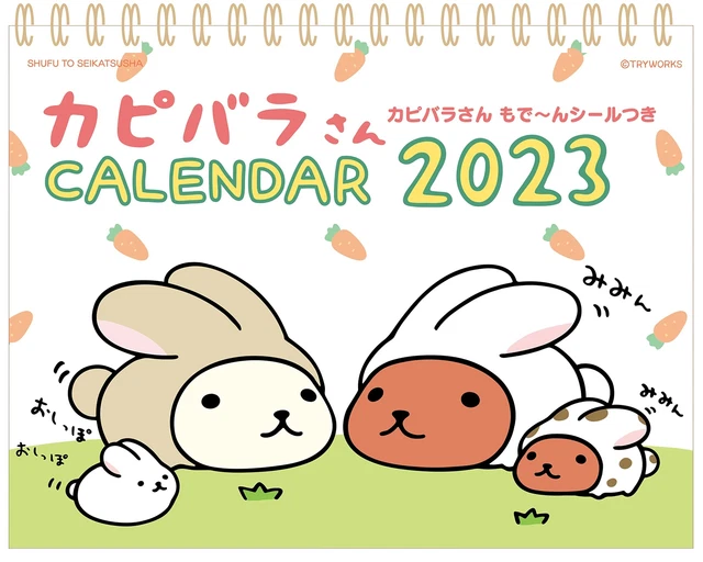 CAPYBARA-SAN 2023 KAWAII Cute Character Collection San-X Japan Desktop ...