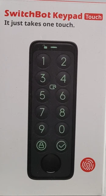 SWITCHBOT SMART KEYPAD Touch (fingerprint) for SwitchBot Lock Keyless ...
