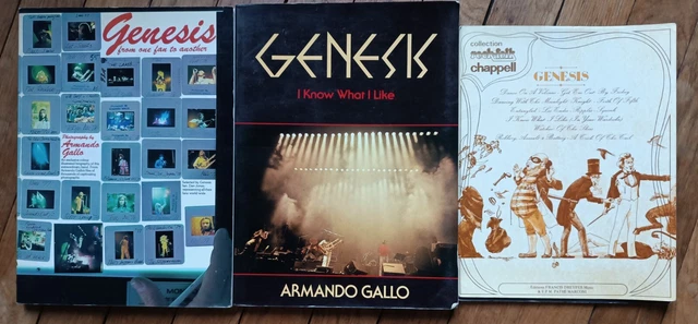 GENESIS PETER GABRIEL deux Livres De 180 pages chacun Plus Song-book 78 ...