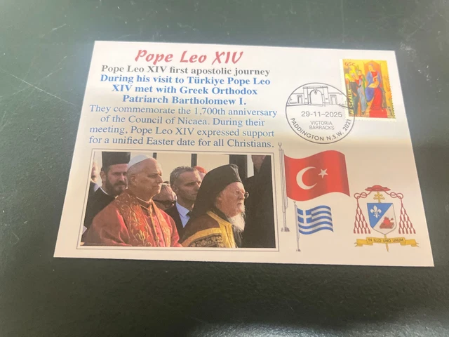 (2004) 2-1-2026 - Pope Leo XIV meet Greek Orthodox leader in Turkey $7. ...