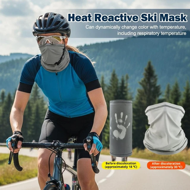 .>HEAT REACTIVE SKI Mask, Outdoor Cycling Neck Cover, Mask ...