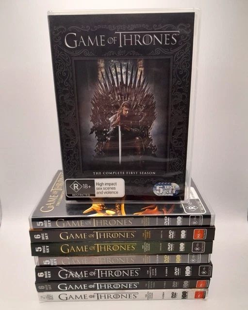 GAME OF THRONES Complete Series 1-8 DVD Set Season 1 2 3 4 5 6 7 8 PAL Region 4 EUR 59,99 ...