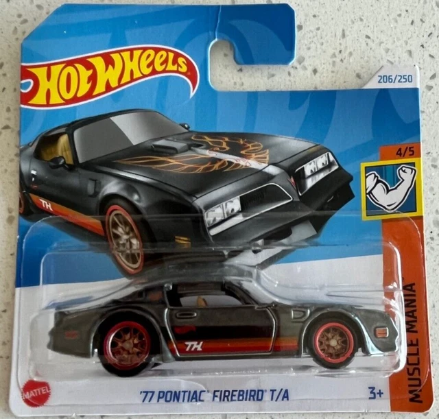 HOT WHEELS 2024 Super Treasure Hunt Short Card '77 Pontiac Firebird T/A ...