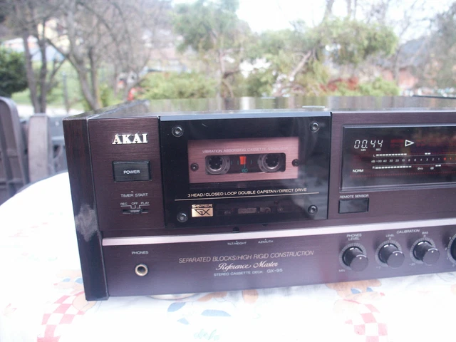 HIGH-END KASSETTENDECK AKAI GX 95 Reference Master mit Fernbedienung ...