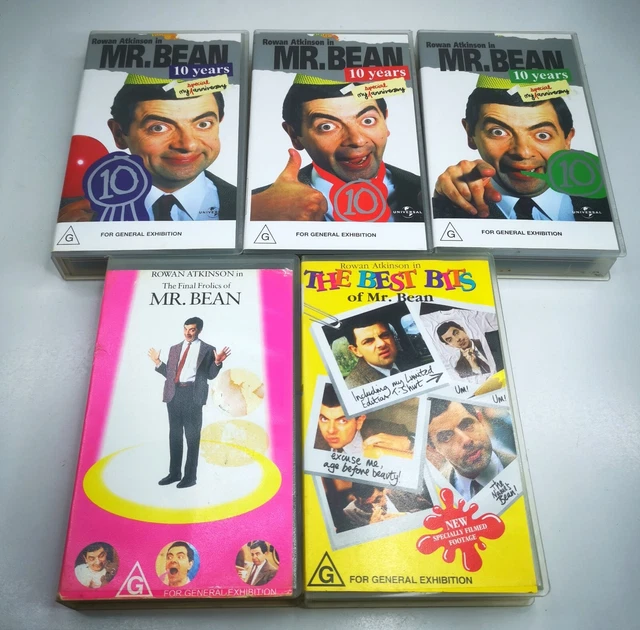 MR BEAN VHS 10 Year Anniversary Series Best Bits Final Frolics Bundle £ ...