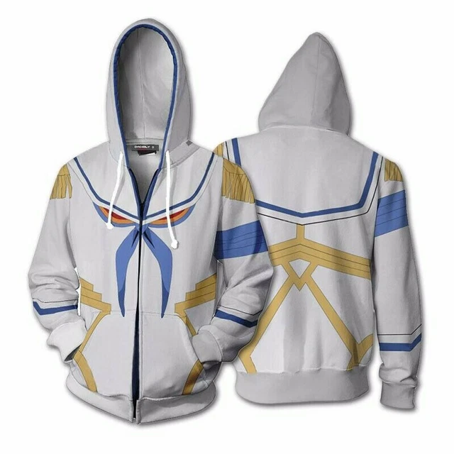 KILL LA KILL Matoi Ryuuko 3D Print Anime Hoodie Jacket Pullover/Zip Up ...