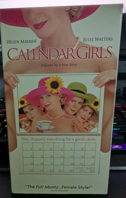 CALENDAR GIRLS (VHS, 2004, WS) NEW Helen Mirren, Annette Crosbie, Julia ...